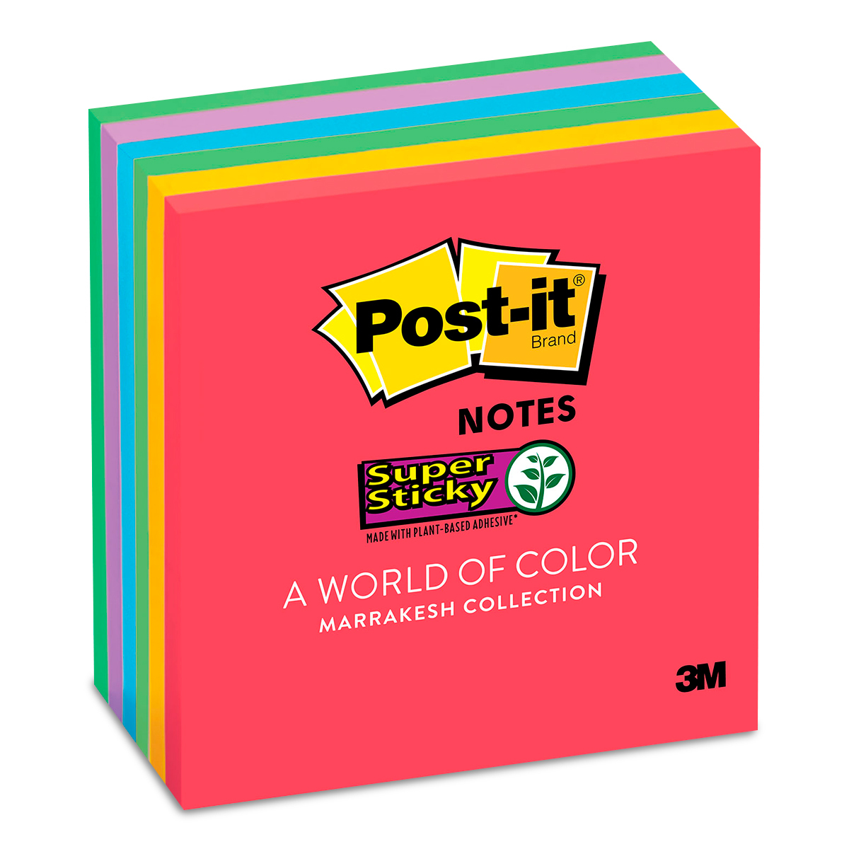 Notas Adhesivas 3m Post It Super Sticky Marrakesh Colores Surtidos 7 6